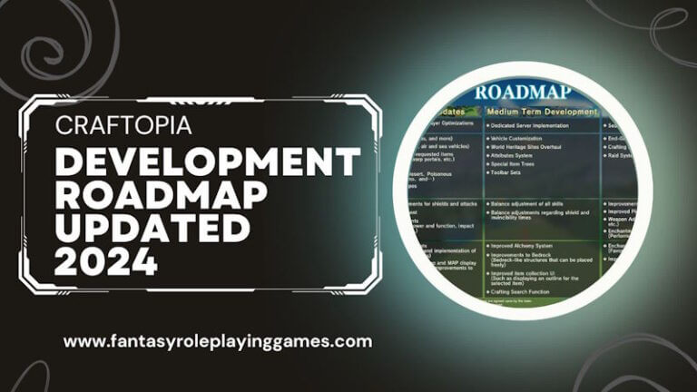 Craftopia Development Roadmap Updated 2024 - Fantasy Role-Playing Games