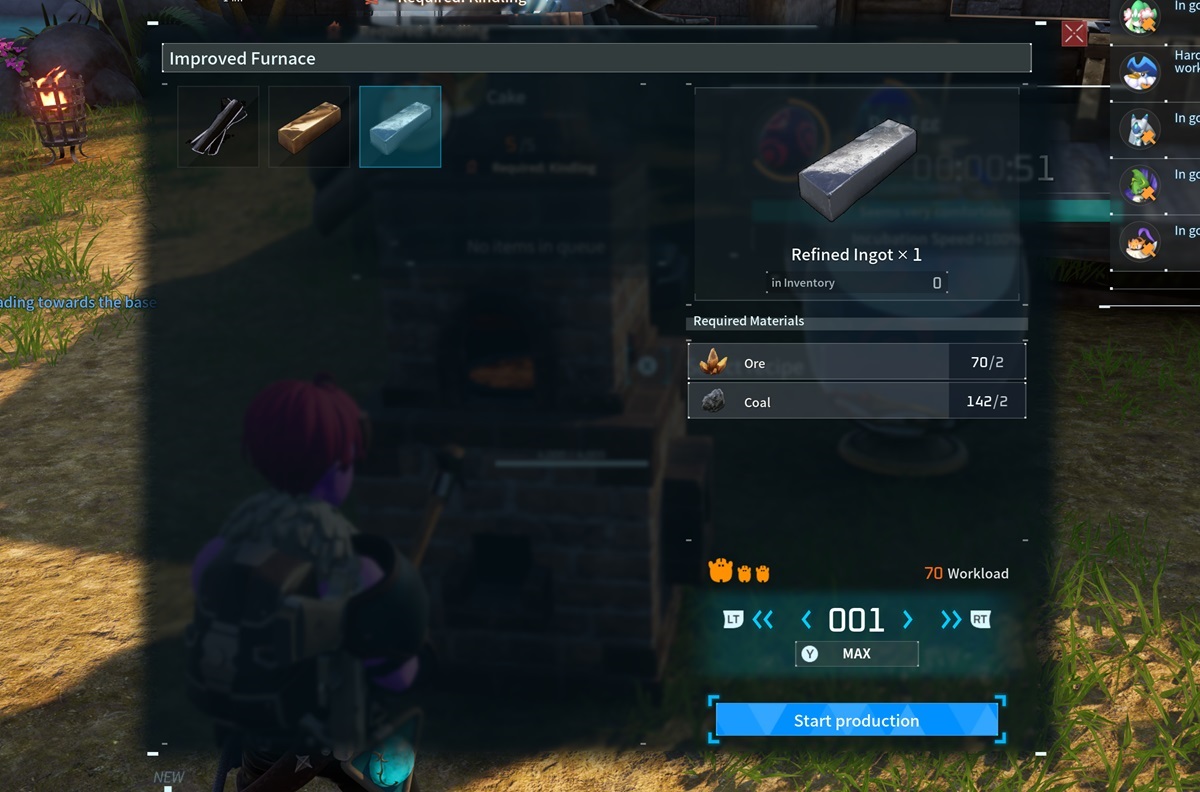 Palworld – How to craft refined ingots - Fantasy Role-Playing Games